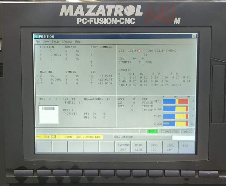 Mazatrol 640M LED Backlight Replacement – Type A | Monitech